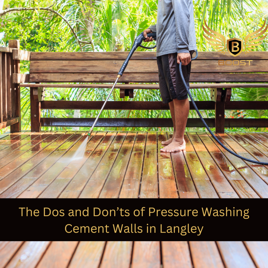Dos and Don'ts of Pressure Washing Cement Walls- Boost Mobile Detailing